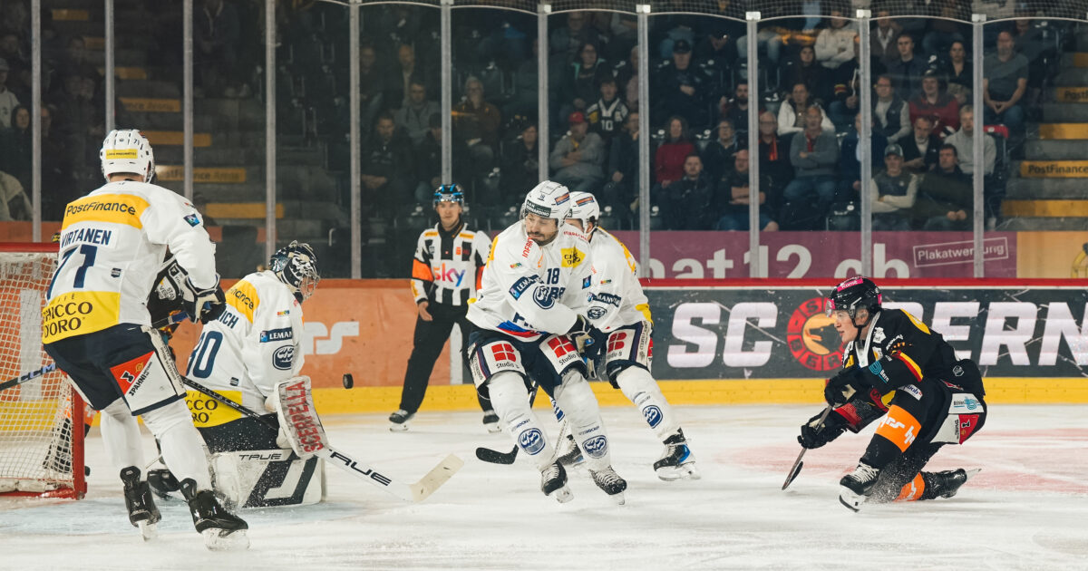 Biancoblù unterliegen in Bern | HCAP – Hockey Club Ambrì Piotta